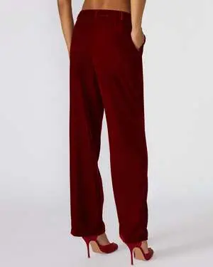 Steve Madden Tonia Velvet Wide Leg Pants