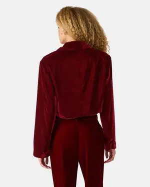 Steve Madden Tonia Blazer Long Sleeve Button Up Jackets & Coats