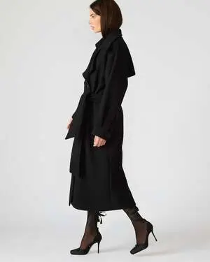 Steve Madden Enora Coat Long Sleeve Button Up Jackets & Coats
