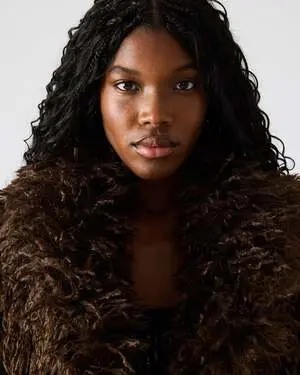 Steve Madden Inaya Coat Faux Fur Jackets & Coats