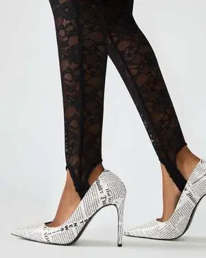 Steve Madden Sandrine Pant Lace Mesh
