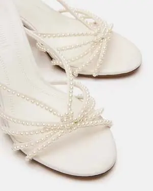 Steve Madden Edna Pearl Strappy Heeled Mules