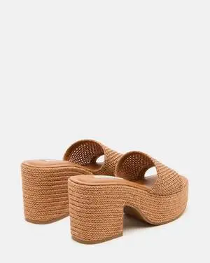 Steve Madden Trippy Raffia Mule Sandals