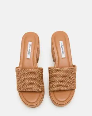 Steve Madden Trippy Raffia Mule Sandals