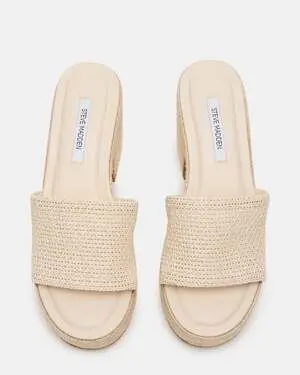 Steve Madden Trippy Raffia Mule Sandals