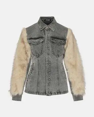Steve Madden Parker Jacket Long Sleeve Button Up Jackets & Coats
