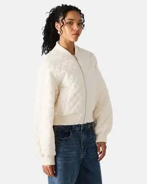Steve Madden Darla Jacket Long Sleeve Bombers Jackets & Coats