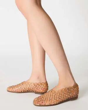 Steve Madden Grove Rhinestones Square Toe Flats