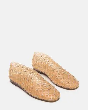 Steve Madden Grove Rhinestones Square Toe Flats
