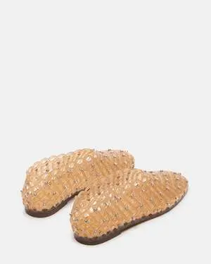 Steve Madden Grove Rhinestones Square Toe Flats