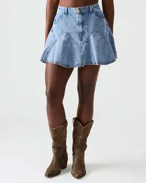Steve Madden Melany Denim Skirt