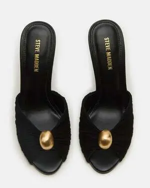 Steve Madden Priya /gold Mule Heels