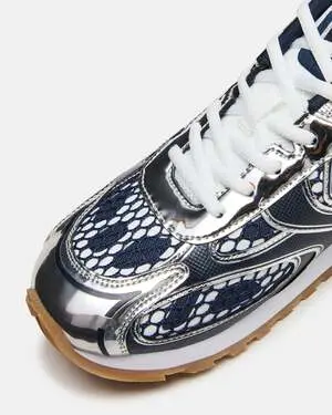 Steve Madden Xylo Lace-up Sneakers - Blue