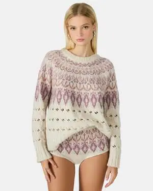 Steve Madden Suzette Sweater Long Sleeve Sweaters Tops