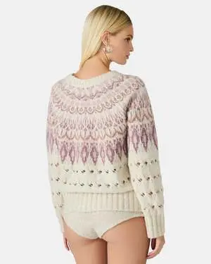 Steve Madden Suzette Sweater Long Sleeve Sweaters Tops