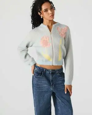 Steve Madden Jena Sweater Jacket Long Sleeve Sweaters Jackets & Coats