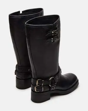 Steve Madden Astor Leather Wide Calf Knee High Boots