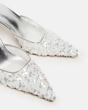 Steve Madden Alexi Sequin Mule Heels