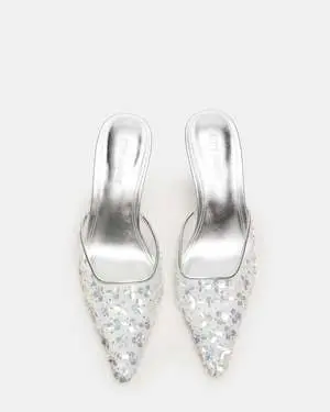 Steve Madden Alexi Sequin Mule Heels