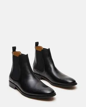 Steve Madden Aldair Ankle Boots - Black