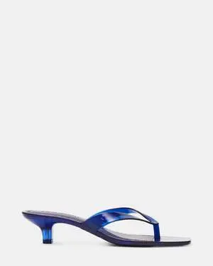 Steve Madden Tracie Jelly Thong Heels - Navy