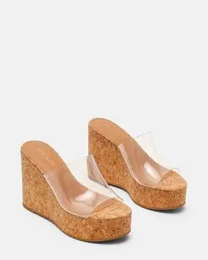 Steve Madden Cassi Cork Mule Sandals