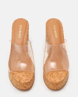 Steve Madden Cassi Cork Mule Sandals