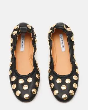 Steve Madden Lanta Gold Detail Flats