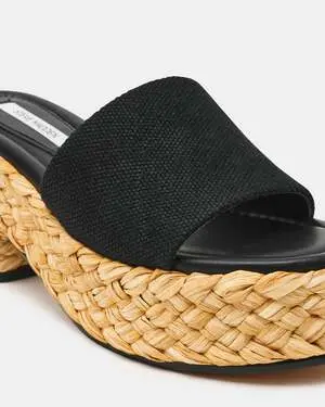 Steve Madden Dock Raffia Mule Sandals