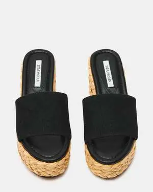 Steve Madden Dock Raffia Mule Sandals