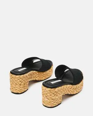 Steve Madden Dock Raffia Mule Sandals