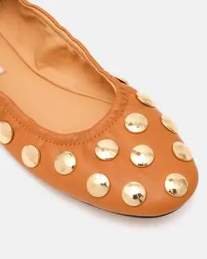 Steve Madden Lanta Gold Detail Flats