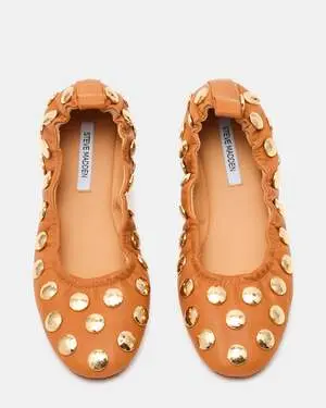 Steve Madden Lanta Gold Detail Flats