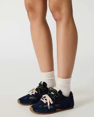 Steve Madden Aziel Mesh Lace-up Sneakers
