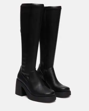 Steve Madden Berkleigh Wide Calf Block Heel Boots