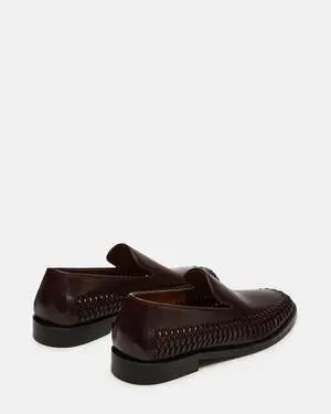 Steve Madden Napoli Woven Leather Slip-on Loafers