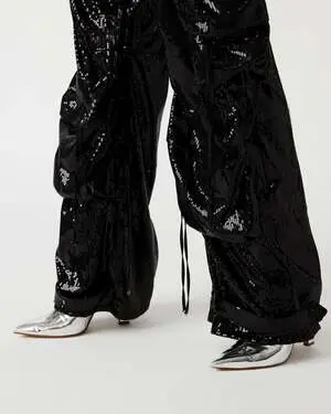 Steve Madden Sequin Cargo Pants
