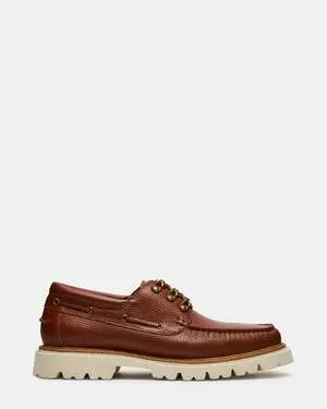 Steve Madden Victor Lace-up Casual Shoes - Cognac