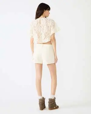 Steve Madden Callum Top Short Sleeve Cropped Tops