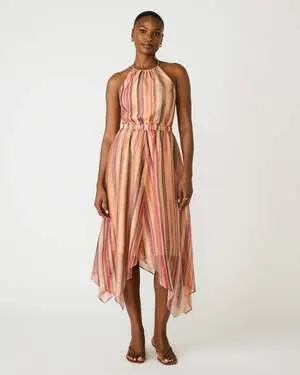 Steve Madden Dalina Sleeveless Flowy Dress - Stripe Multi