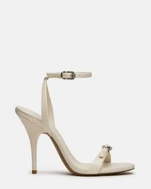 Steve Madden Foxx Strappy Heels - Bone