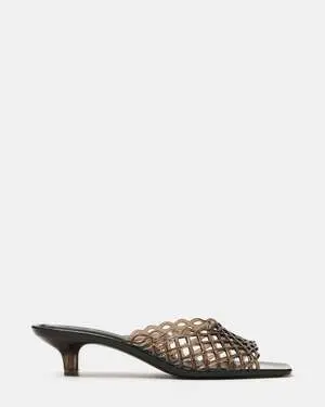 Steve Madden Ginger Mule Heels - Smoke