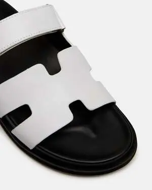 Steve Madden Maiven Slide Sandals - White