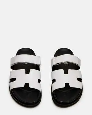 Steve Madden Maiven Slide Sandals - White