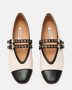 Steve Madden Lydia Cap Gold Detail Flats