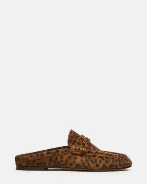 Steve Madden Rafe Slip-on Loafers - Leopard Suede