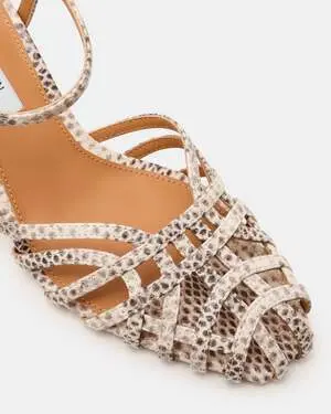 Steve Madden Edin Caged Kitten Heel Sandals