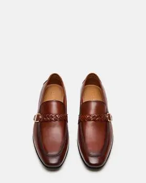 Steve Madden Chaplin Slip-on Loafers With Woven Strap Detail
