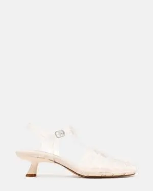 Steve Madden Jelina Strappy Heels - Clear