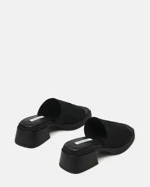 Steve Madden Lucee Block Heel Sandals - Black